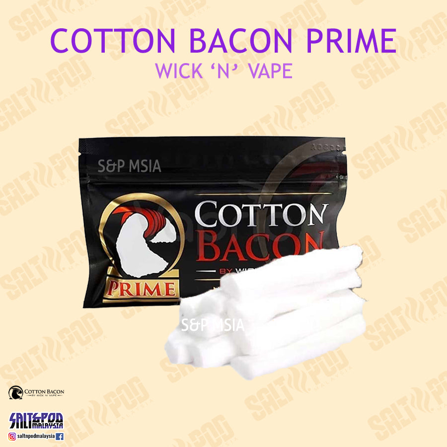 WICK 'N' VAPE : COTTON BACON PRIME USA – S&P MY