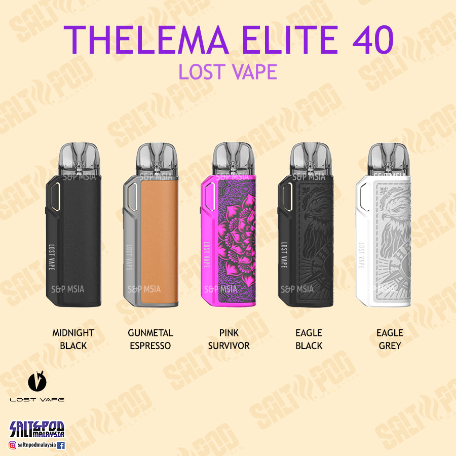 LOST VAPE : THELEMA ELITE 40 W 1400mAh – S&P MY