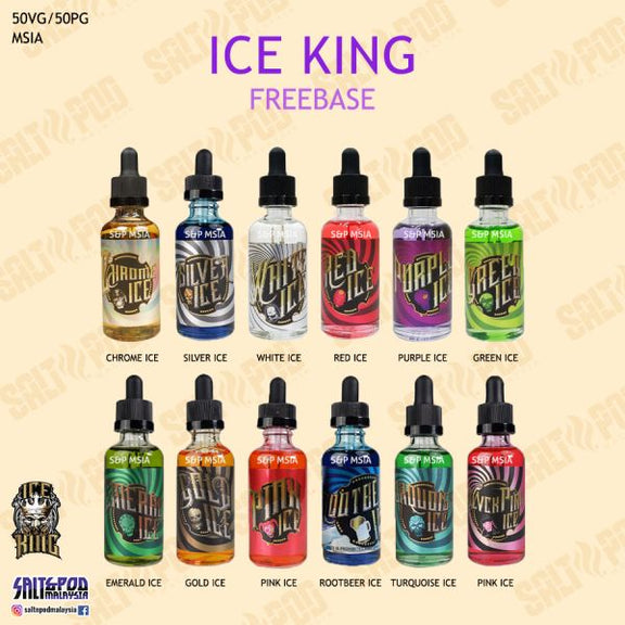 FREEBASE : ICE KING 50ML – Salt & Pod Malaysia