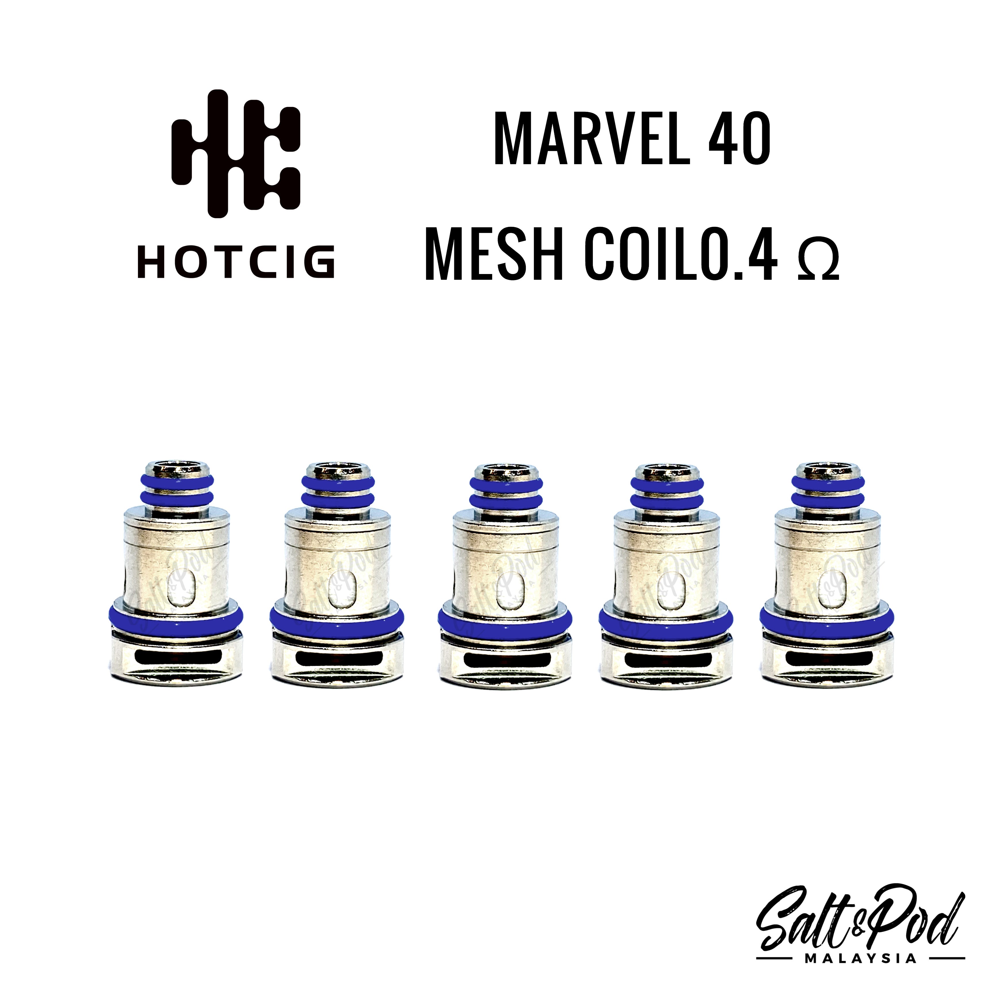 HOTCIG : MARVEL 40 MESH COIL 0.4 OHM (Loose no Box) – S&P MY